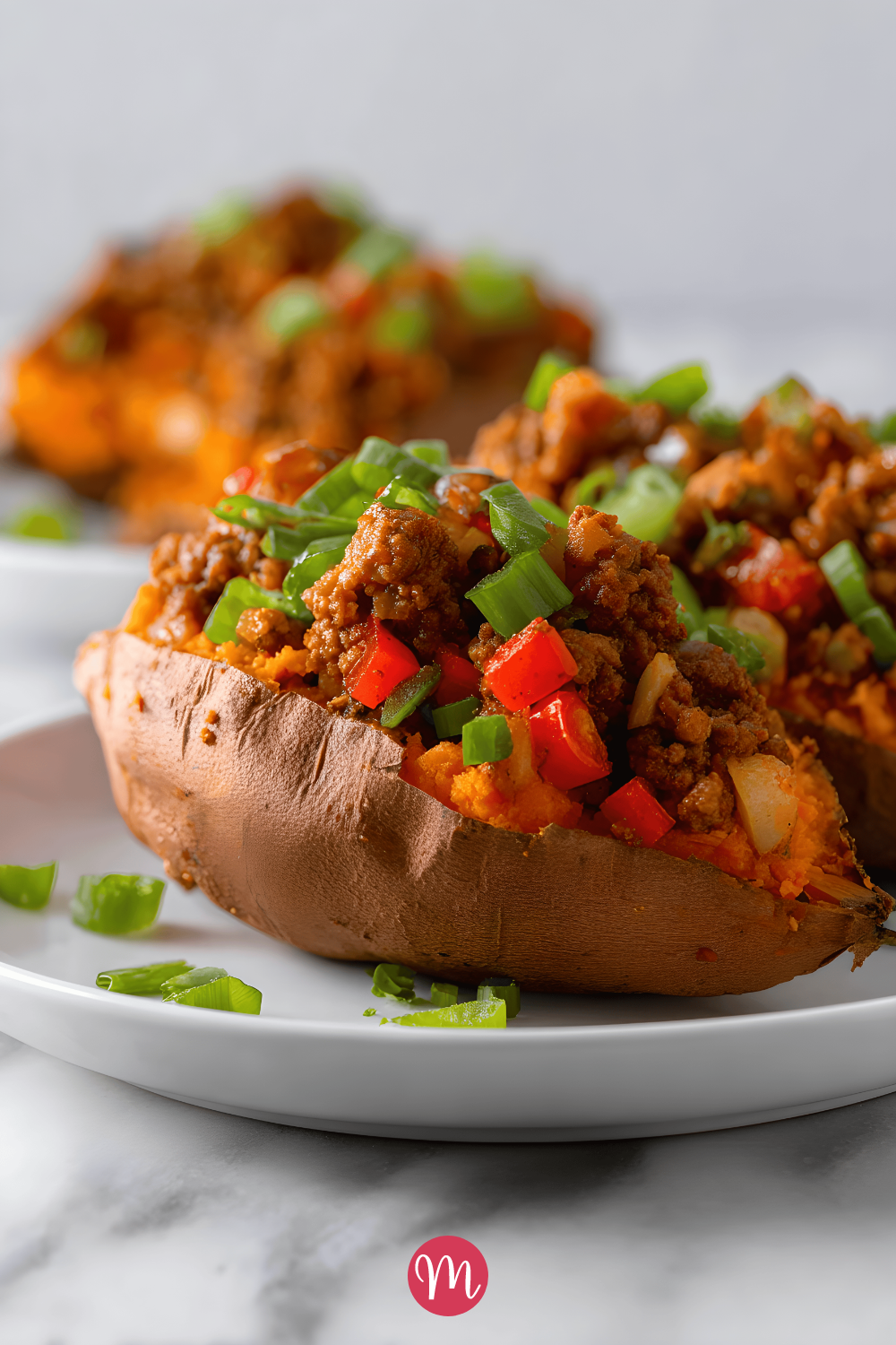 Healthy Sloppy Joe Stuffed Sweet Potatoes Recipe