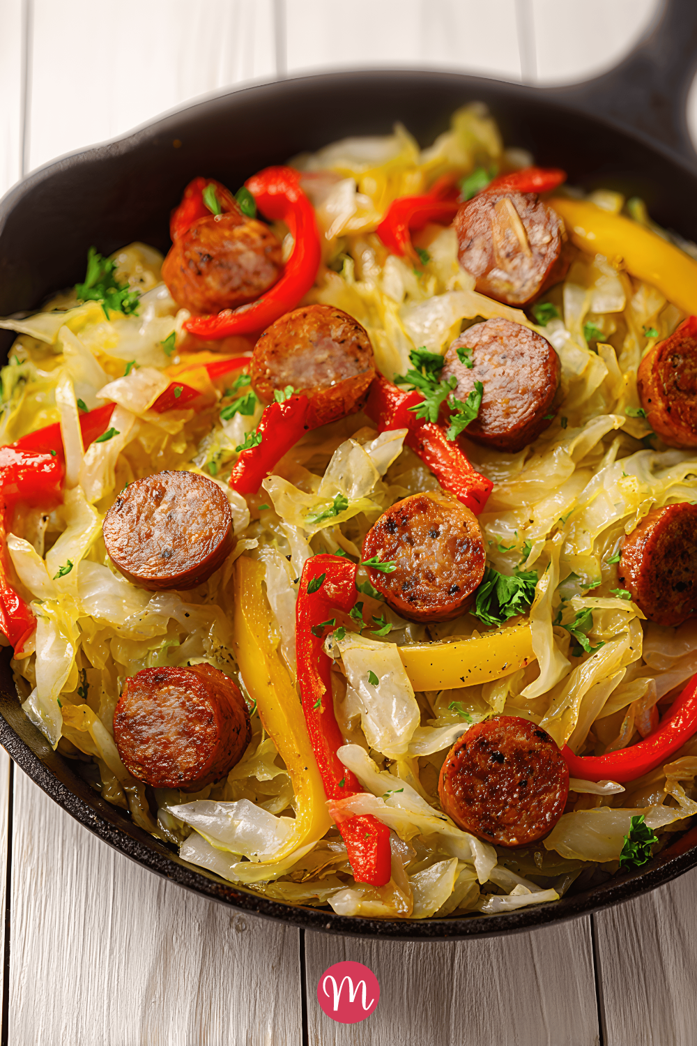 Fried Cabbage With Sausage Recipe