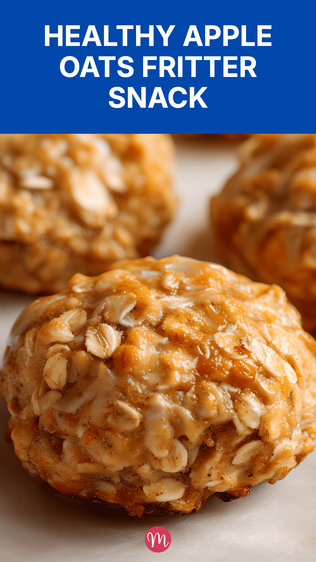 Healthy Apple Oats Fritter Snack Recipe