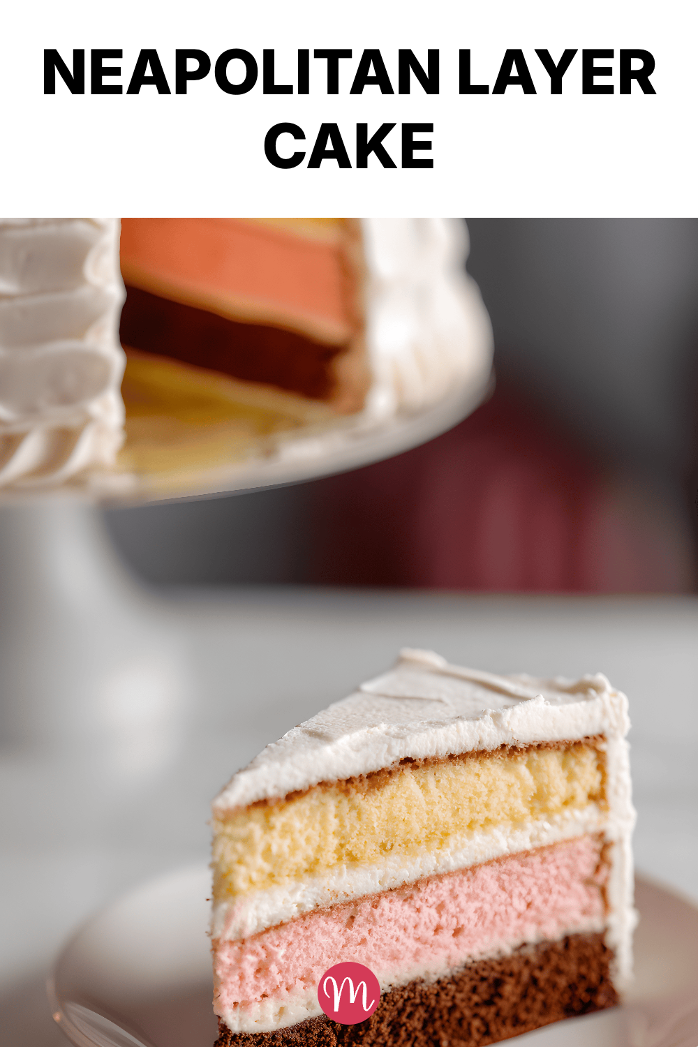 Neapolitan Layer Cake Recipe