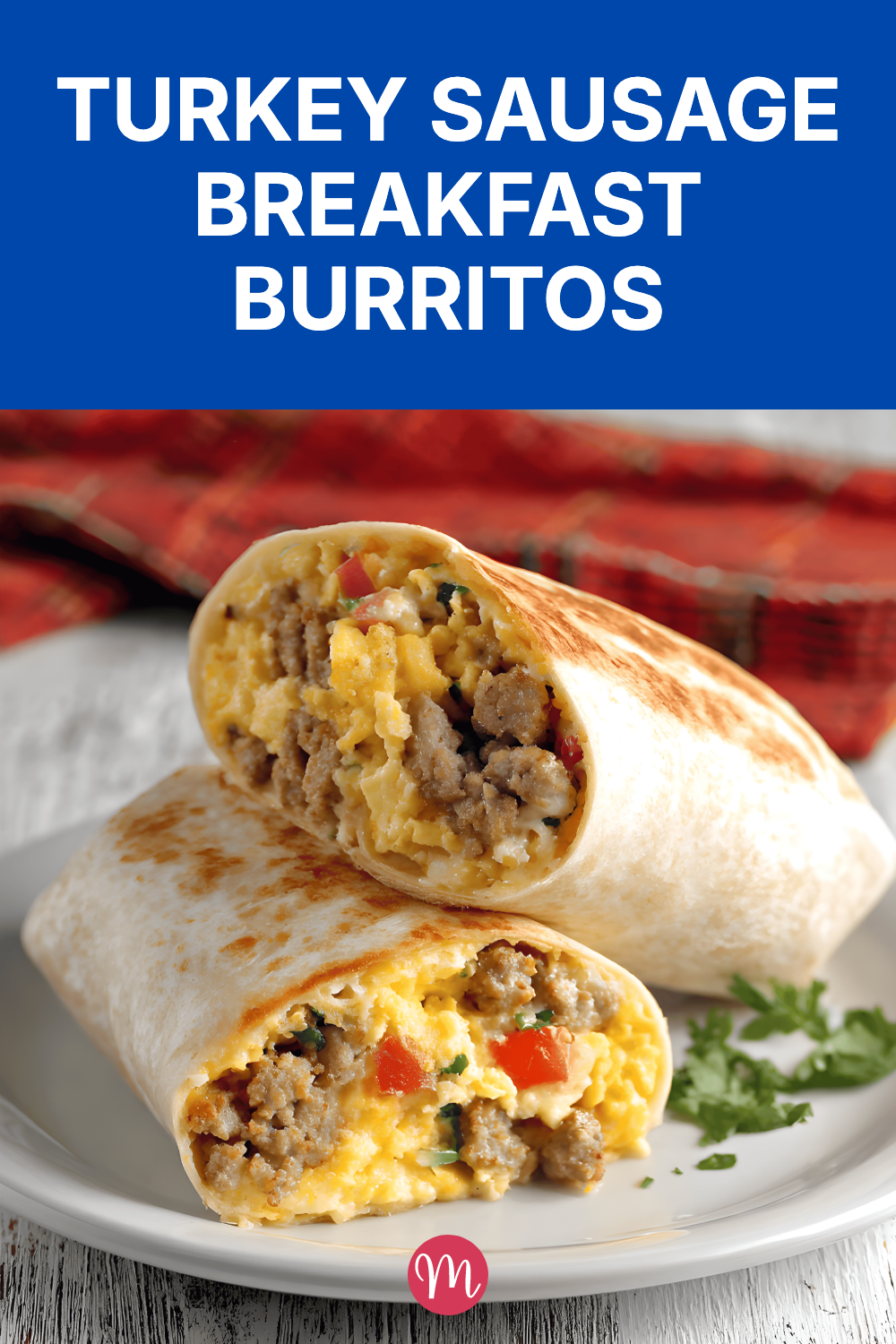 Turkey Sausage Breakfast Burritos Recipe