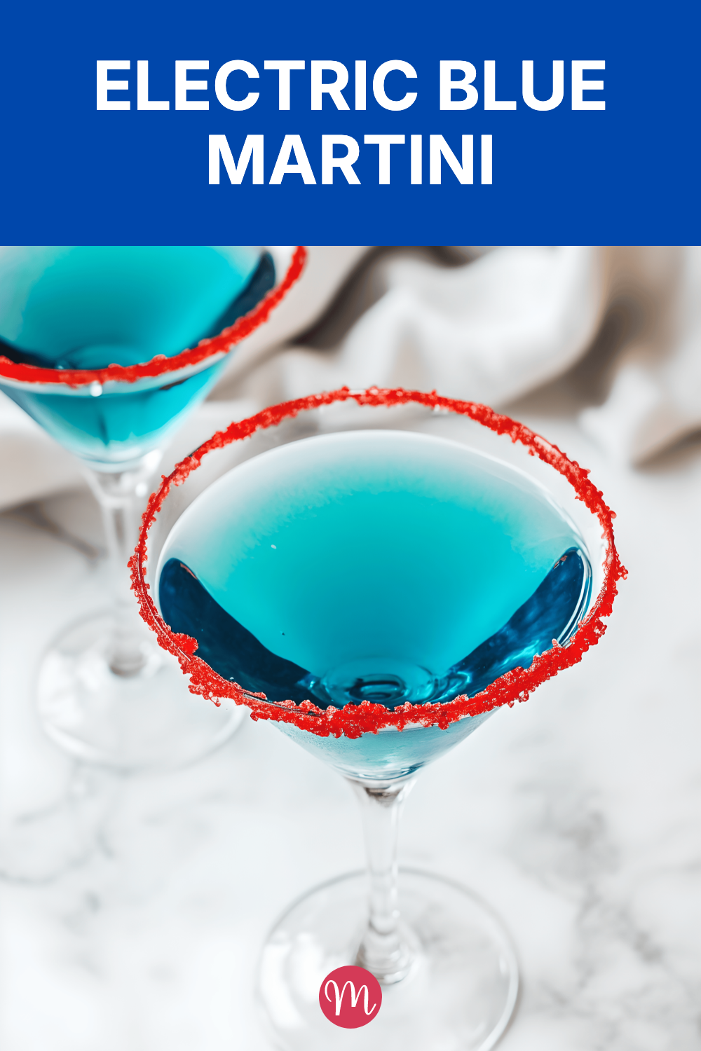 Electric Blue Martini