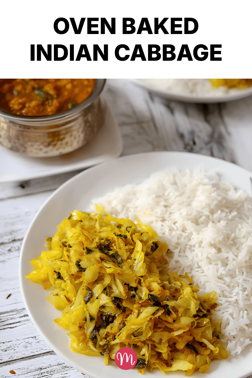Oven-Baked Indian Cabbage Recipe