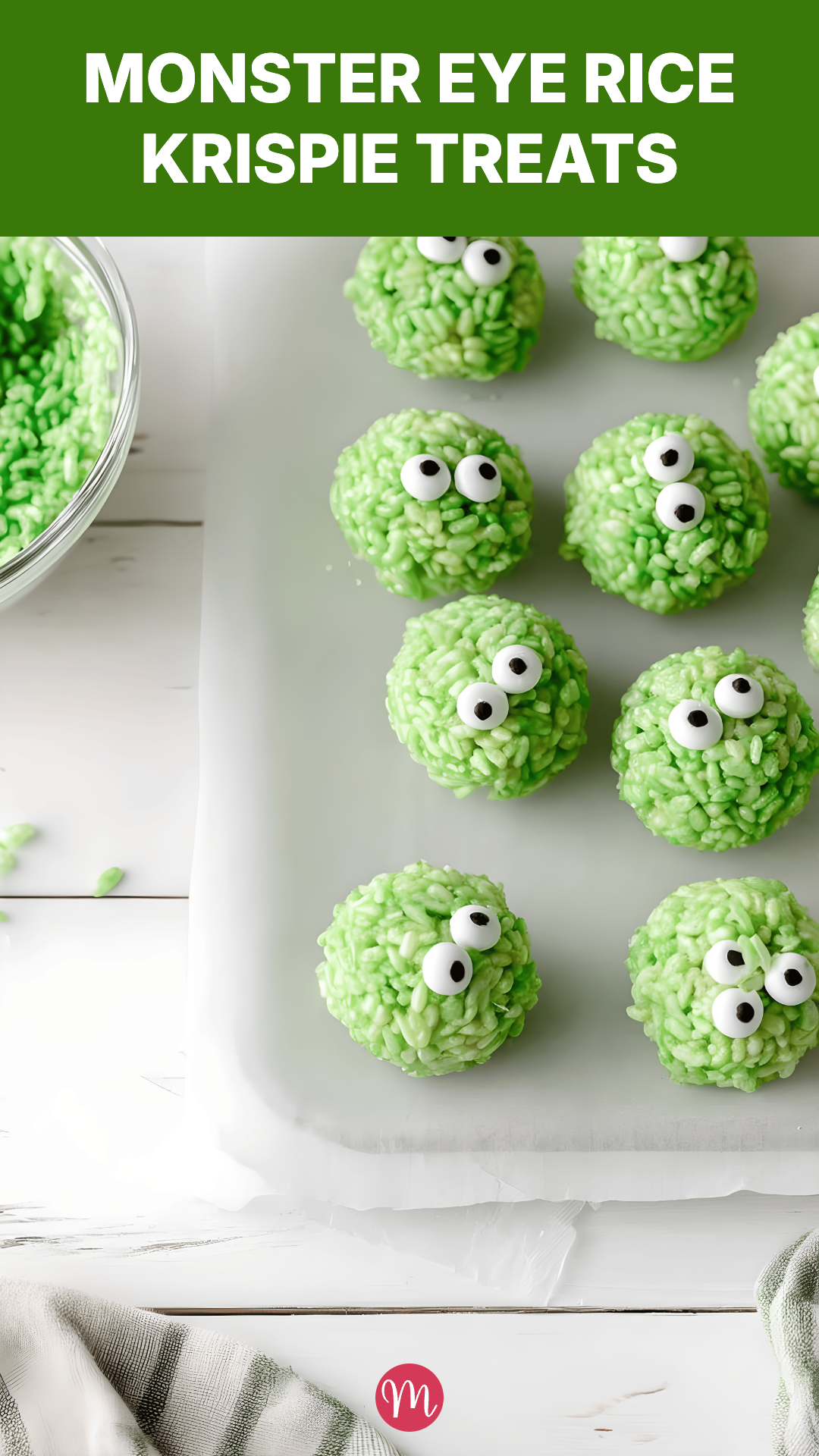 Monster Eye Rice Krispie Treats Recipe
