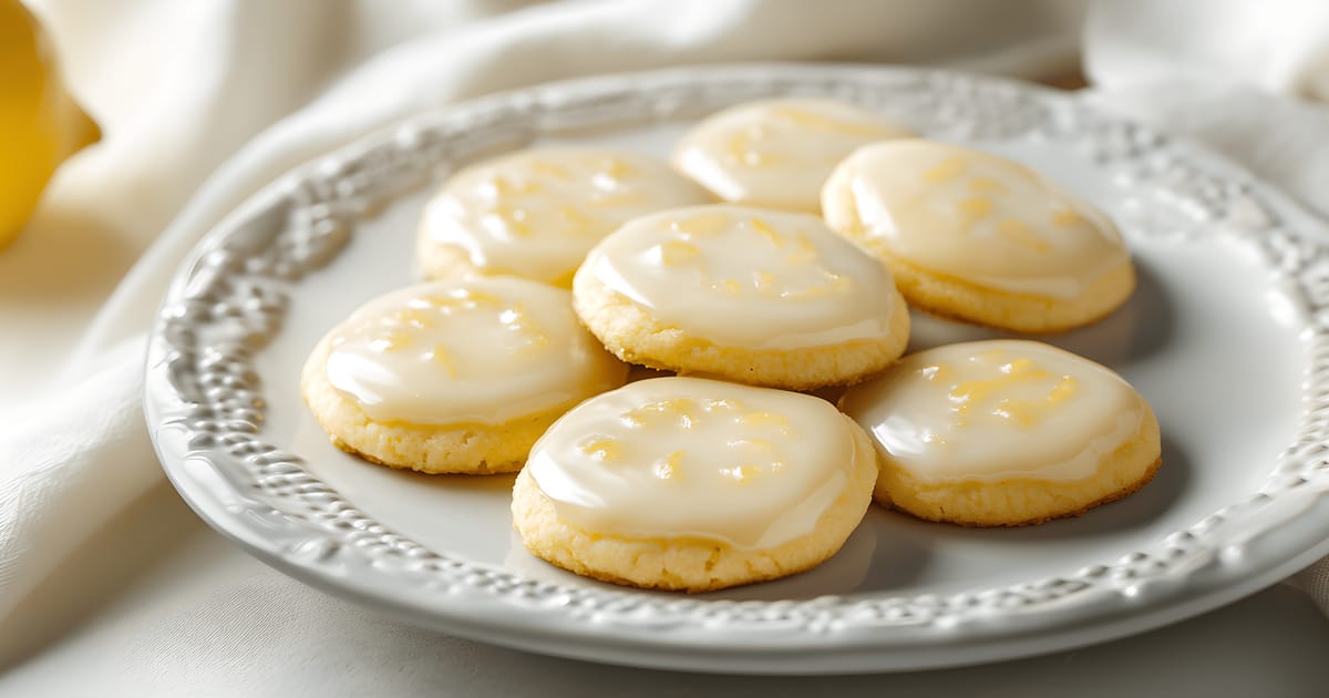 Soft Glazed Lemon Cookies Recipe