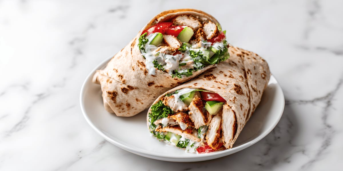 Greek Chicken Wraps Recipe