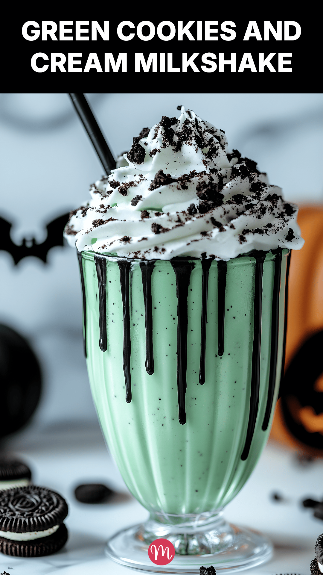 Green Cookies and Cream Milkshake
