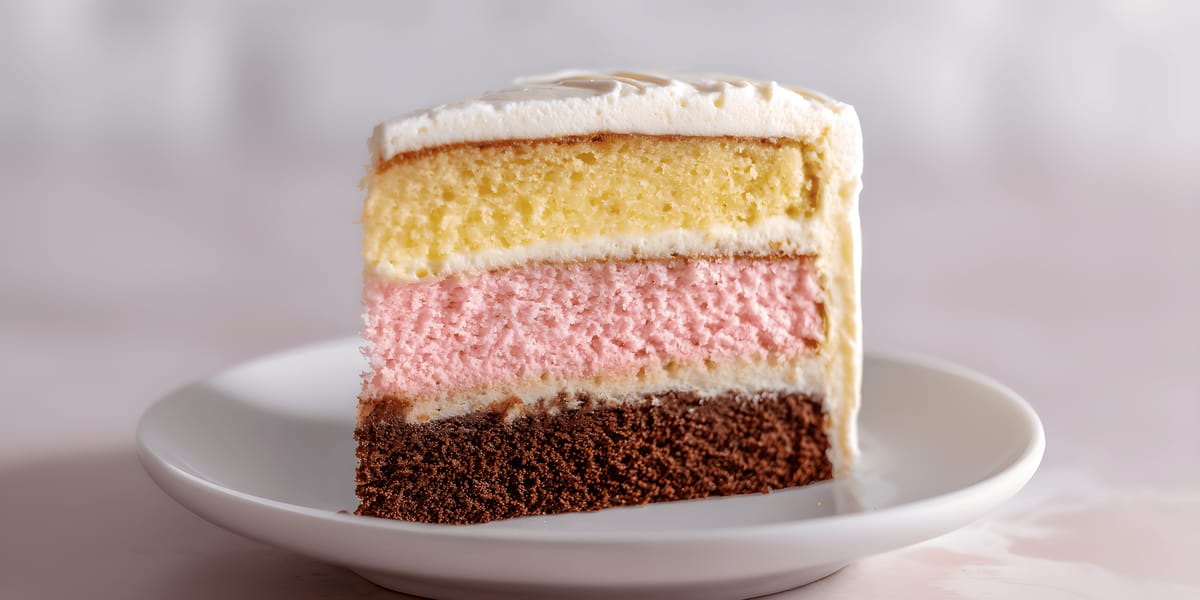 Neapolitan Layer Cake Recipe