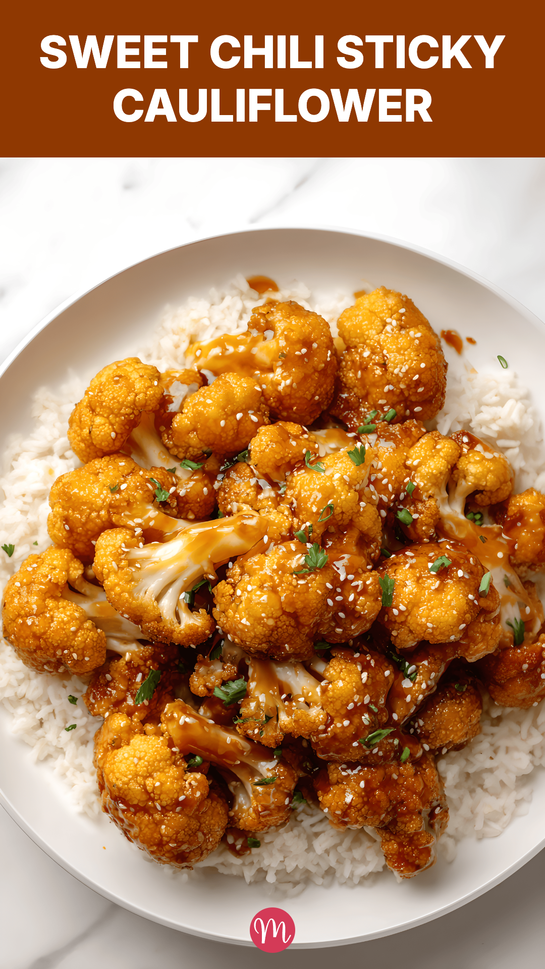 Sweet Chili Sticky Cauliflower Recipe