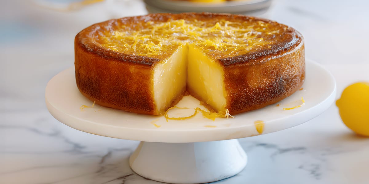 Flourless Protein Lemon Cake Recipe